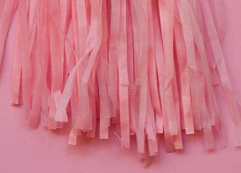 Pink Paper Bundle on a Pink Background. Stock Image - Image of pattern ...