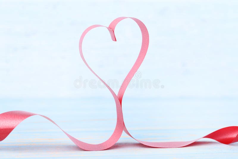 Pink paper heart stock photo. Image of celebration, handmade - 137229548