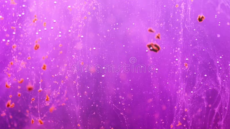 Pink Particles Floating in Water Stock Footage - Video of drug ...