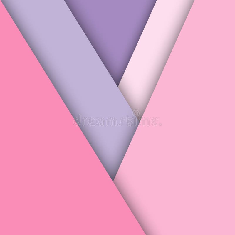 Pink Pastel Material Design with Shadow Stock Vector - Illustration of ...
