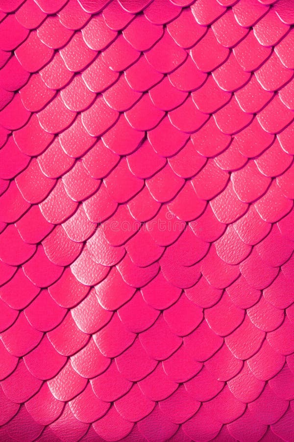 Pink Pattern with Fish Scale Abstract Texture. Stock Photo - Image of ...