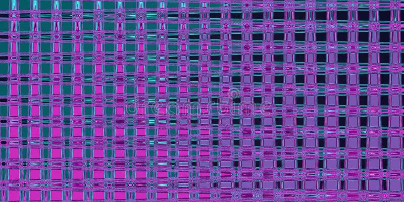 Pink Pattern Glowing Squares Background. Neon Grid Square Glass Texture ...