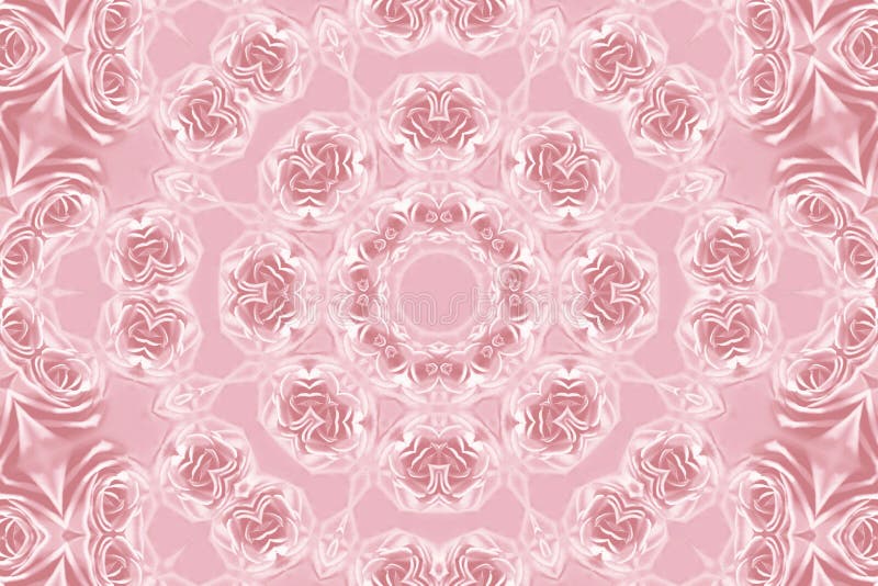 Abstract roses pattern stock illustration. Illustration of natural ...