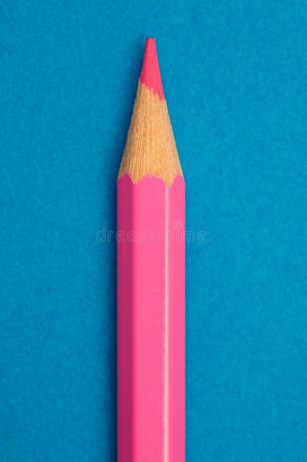 Sharp pink pencil stock image. Image of background, colour - 31330529