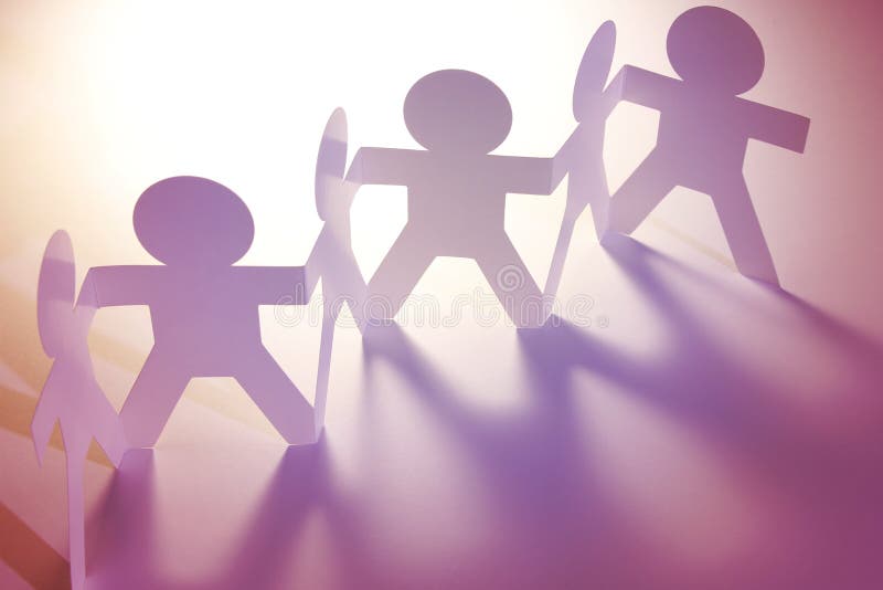 Pink people stock photo. Image of group, cooperate, partner - 73987324
