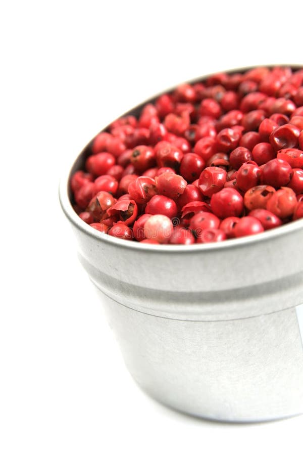 Pink pepper stock photo. Image of heap, peppercorn, heat - 12451828