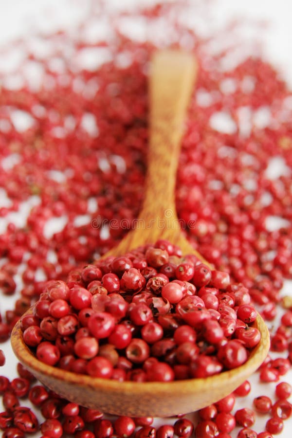 Pink pepper balls stock photo. Image of flavoring, cereal - 12452126
