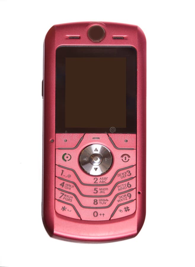 The pink phone stock photo. Image of elegance, single - 10145928