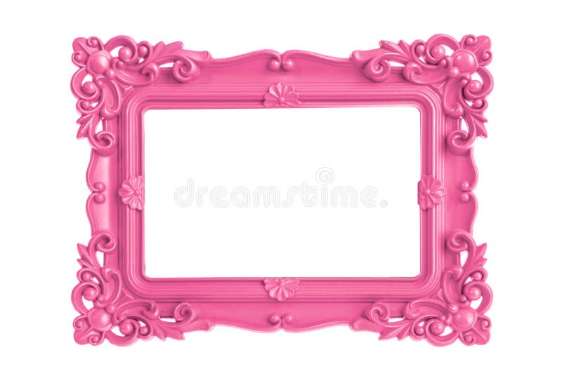 Pink Picture Frame stock photo. Image of ladspace, decoration - 95460790