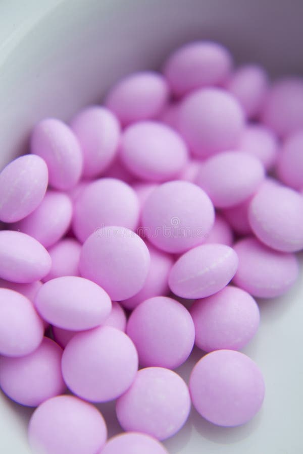 Pink pills stock image. Image of pills, pain, studio - 68506321