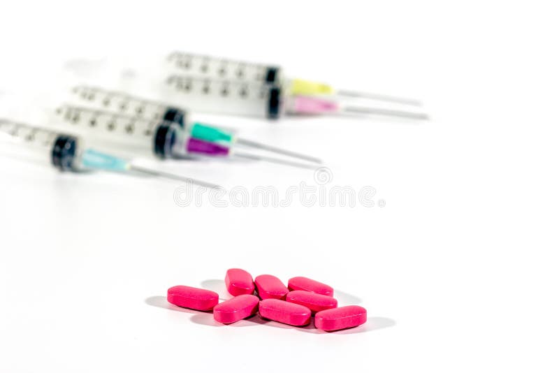 Pink pills for medicine stock image. Image of antibiotic - 90267457