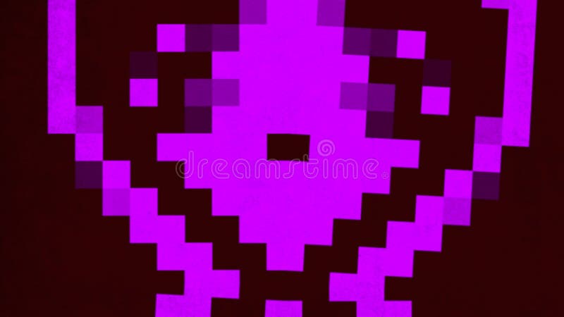 Pink Pixels Pattern in 8 Bit of Architecture Stock Video - Video of ...