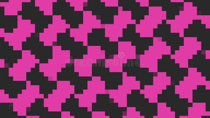Pink Pixels Pattern in 8 Bit on Black Gradient Stock Video - Video of ...