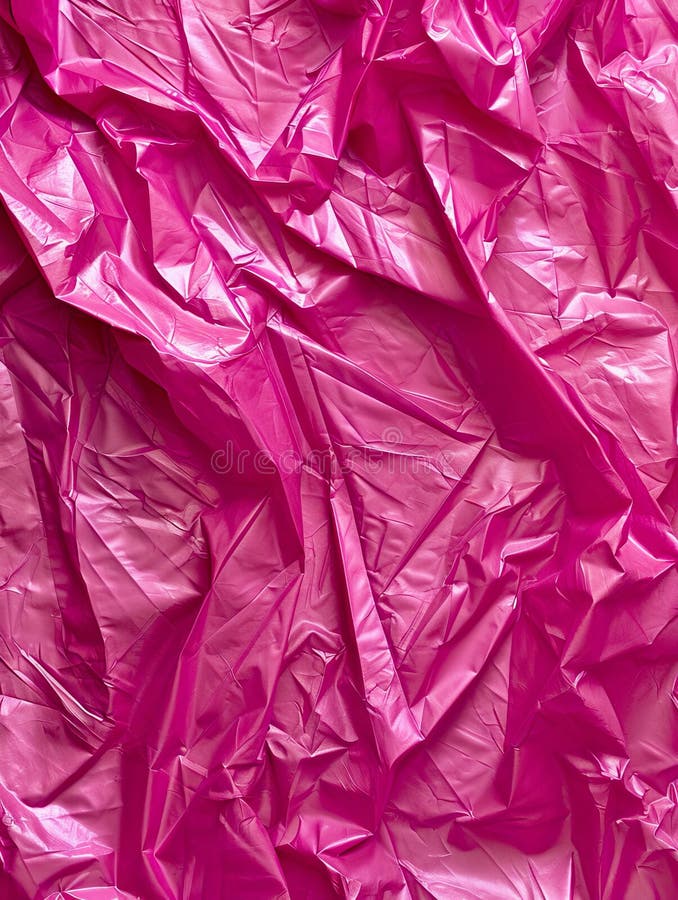 A Pink Plastic Bag is Shown in this Image Stock Image - Image of fabric ...