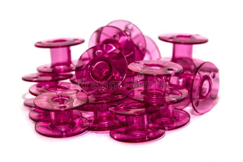 Bobbin of Red Sewing Thread Stock Photo - Image of braid, thread: 111739160