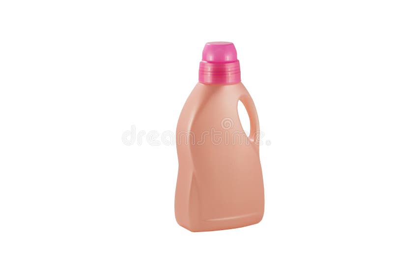 Pink Plastic Bottle for Liquid Laundry Detergent, Cleaning Agent. Stock ...
