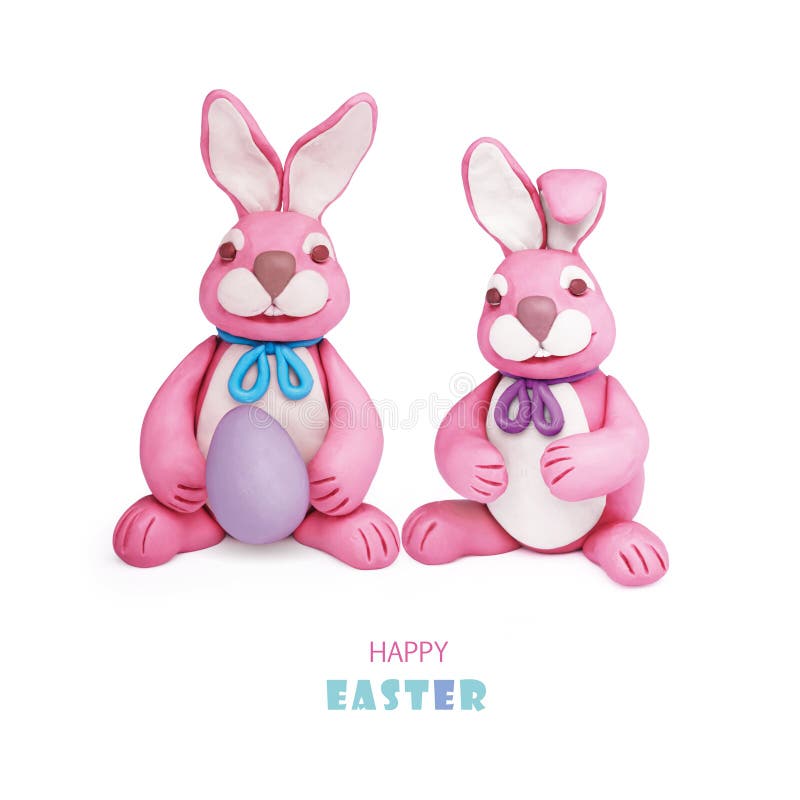 Plasticine Rabbits Stock Illustrations – 4 Plasticine Rabbits Stock ...