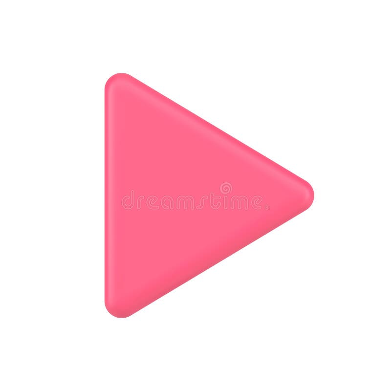 Pink Video Player. Icon. Vector Illustration Stock Vector ...
