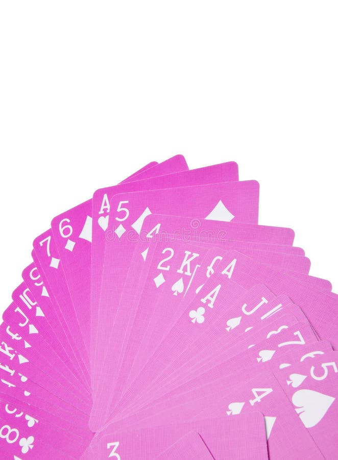 Pink Playing Card Border stock image. Image of card, game - 14897019