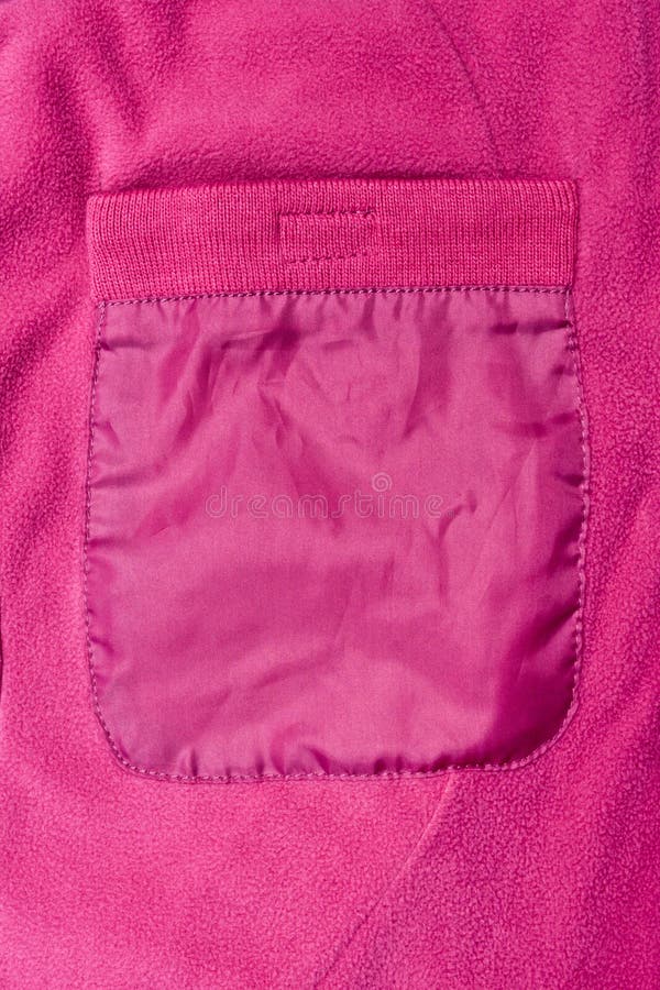 Pink pocket stock photo. Image of shape, seam, textile - 36668394