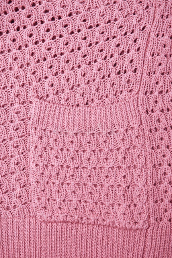 Pink pocket stock photo. Image of kniting, soft, crimson - 33836730