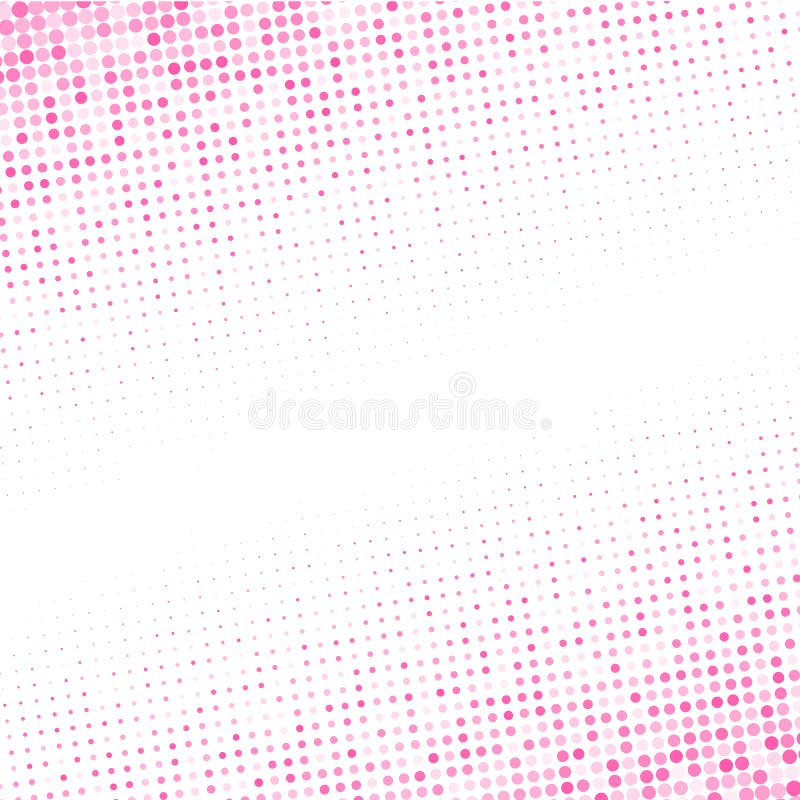 Pink Points on White Background Stock Vector - Illustration of modern ...