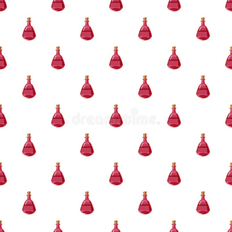 Pink poison bottle pattern stock vector. Illustration of pharmacy ...