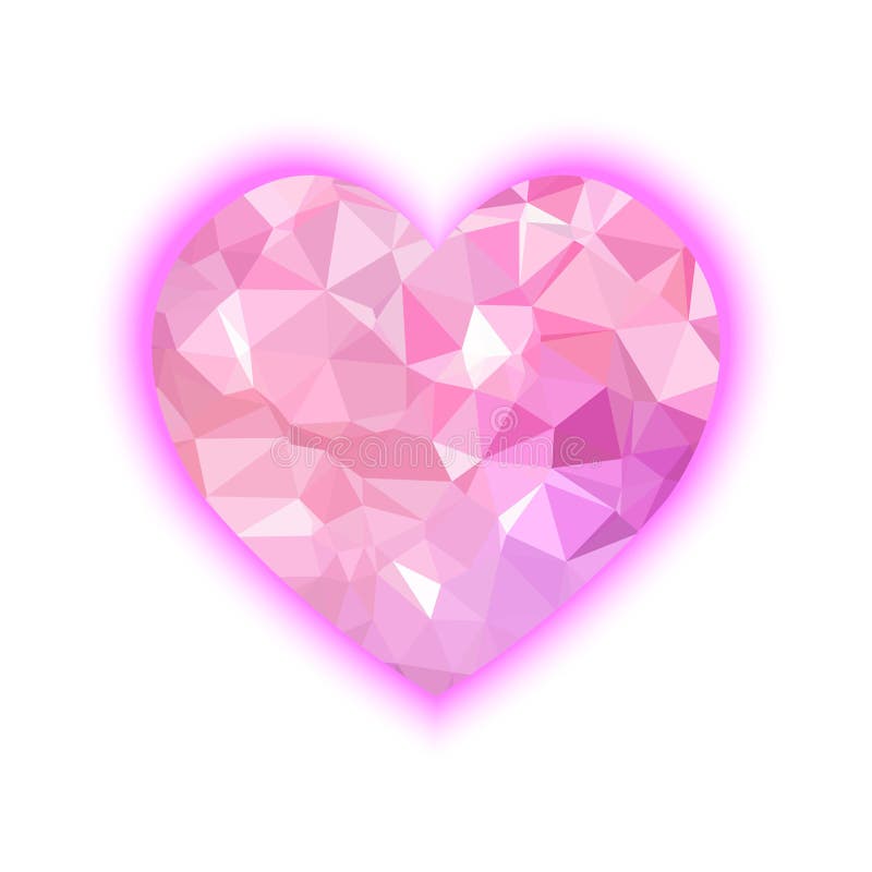 Polygon Heart Stock Illustrations – 6,675 Polygon Heart Stock ...