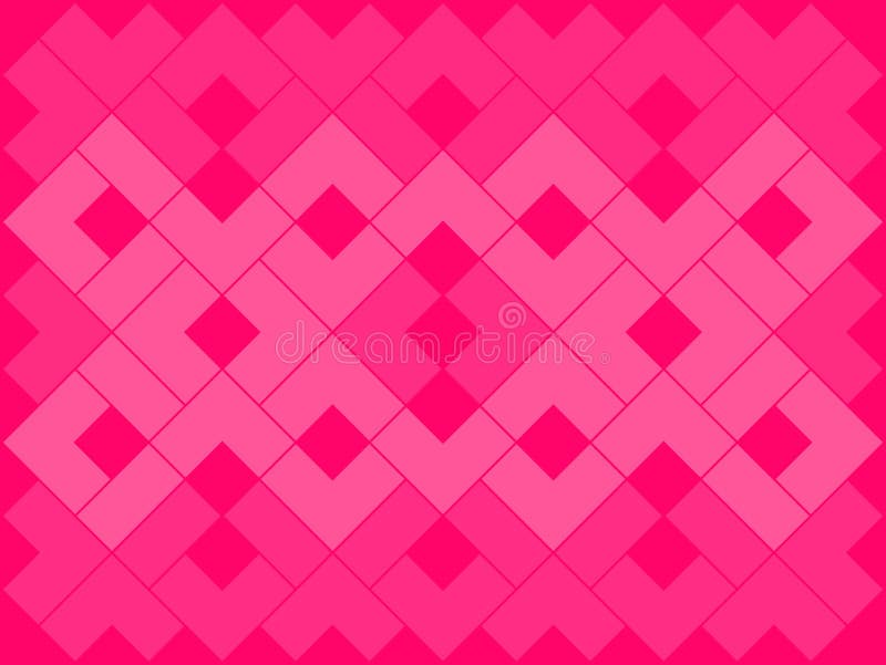 Pink Polygon Pattern on Pink Background. Stock Illustration ...