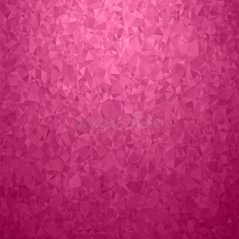 Pink Polygonal Background. Triangular Pattern. Low Poly Texture ...