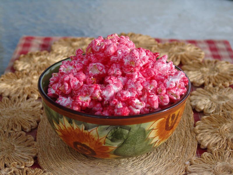 Pink Popcorn Picture. Image: 424597