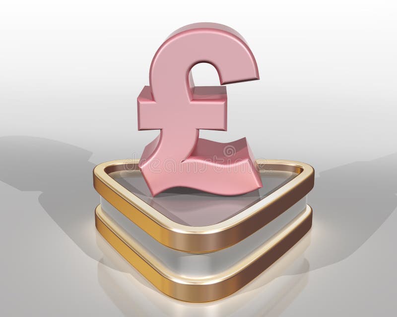 The Pink Pound stock illustration. Illustration of community - 6379820