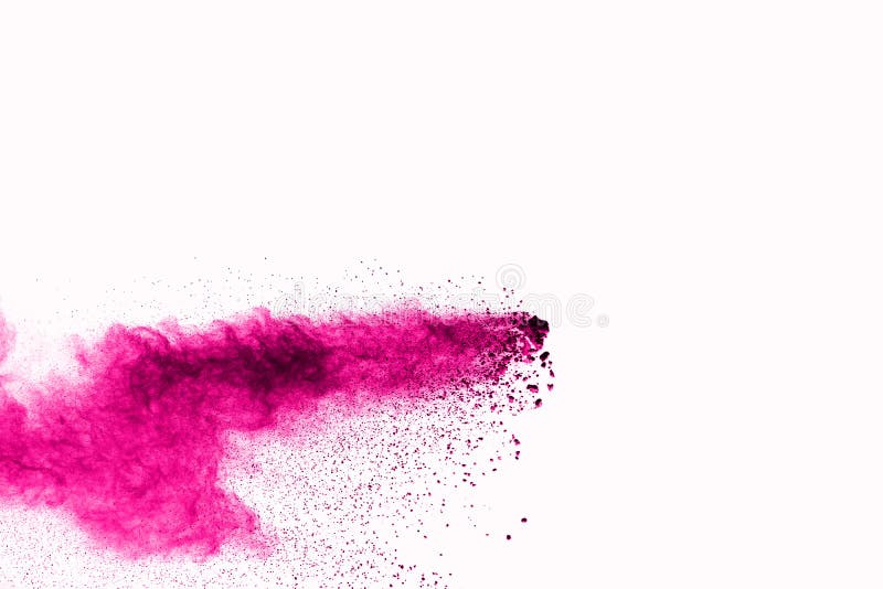 Pink powder explosion stock illustration. Illustration of background ...
