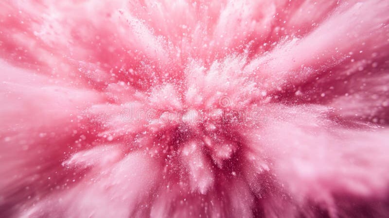 Pink Powder Explosion: Vibrant Abstract Background Stock Illustration ...