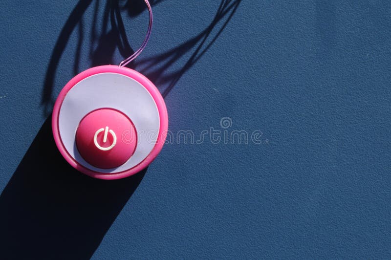 Pink power button stock photo. Image of start, button - 274349236