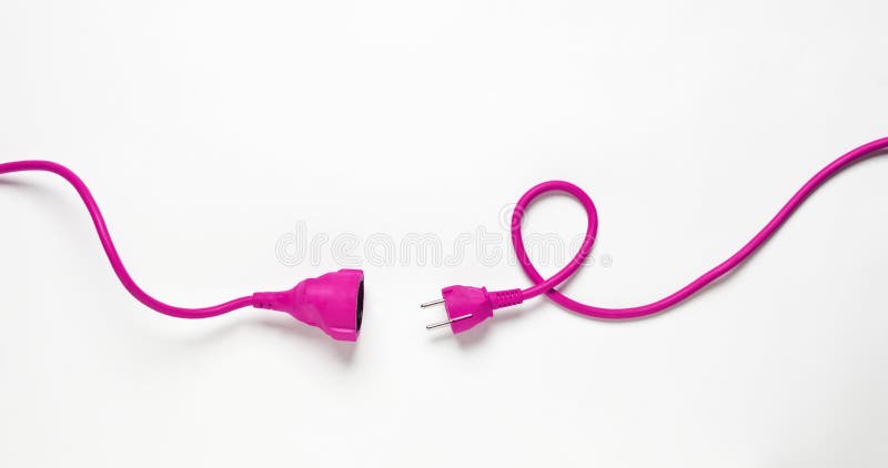 Pink VGA cable stock photo. Image of connector, graphic - 33431318