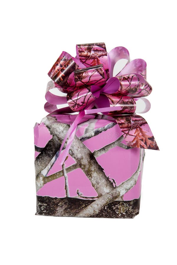 Pink Present stock photo. Image of xmas, decor, wrapping - 48855440