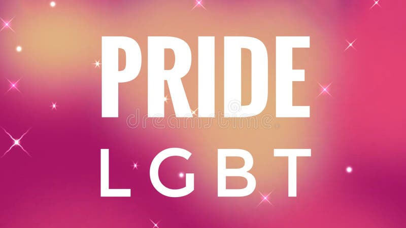 Pink PRIDE LGBT Community Abstract Background Illustration Stock ...