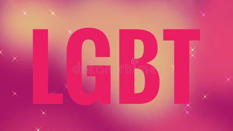 Pink PRIDE LGBT Community Abstract Background Illustration Stock ...