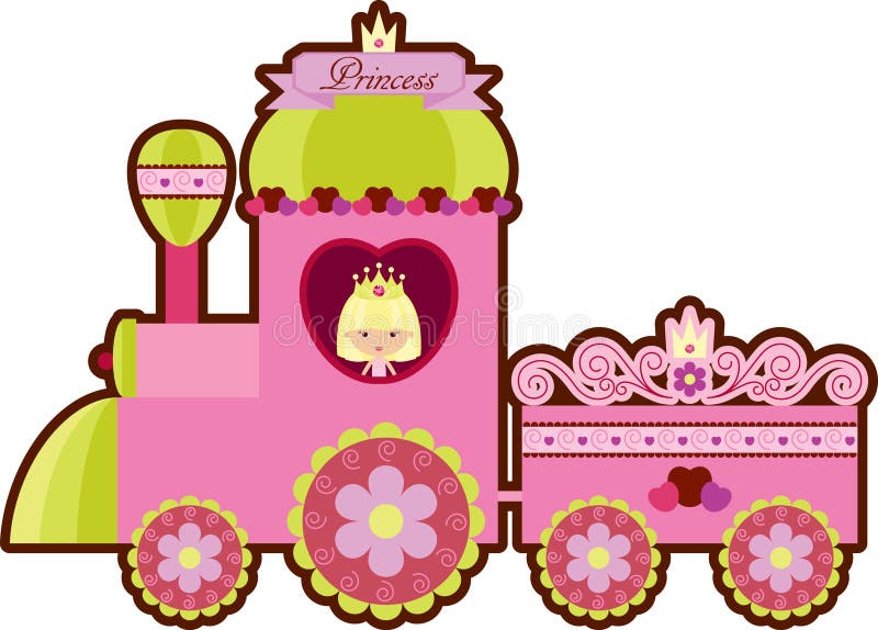 Pink princess set stock vector. Illustration of palace - 27455580