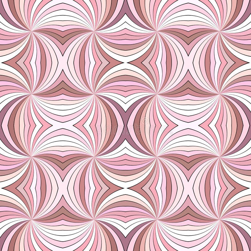 Pink Psychedelic Striped Sun Burst Background Stock Vector ...