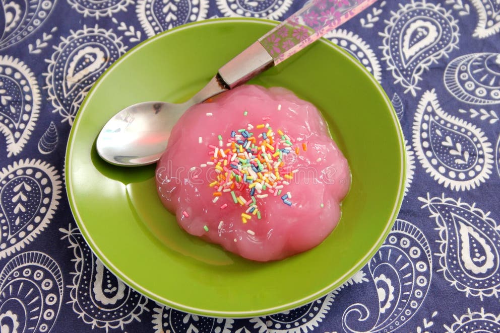 Pink pudding stock photo. Image of pink, dessert, sugar - 112508090