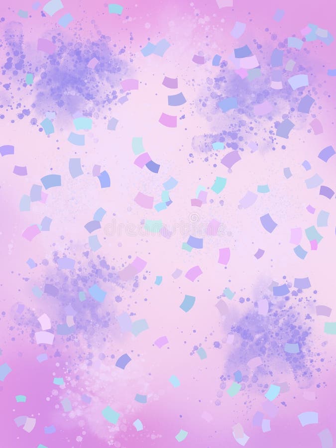 Pink Purple Confetti stock illustration. Illustration of background ...
