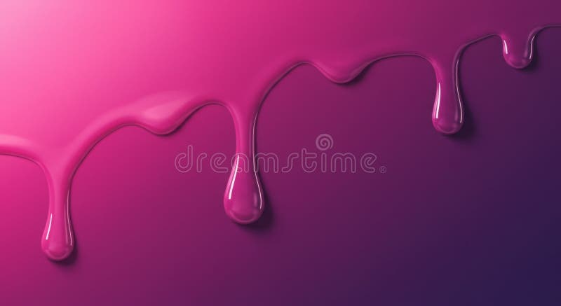 Pink and Purple Dripping Liquid Abstract Background Stock Illustration ...