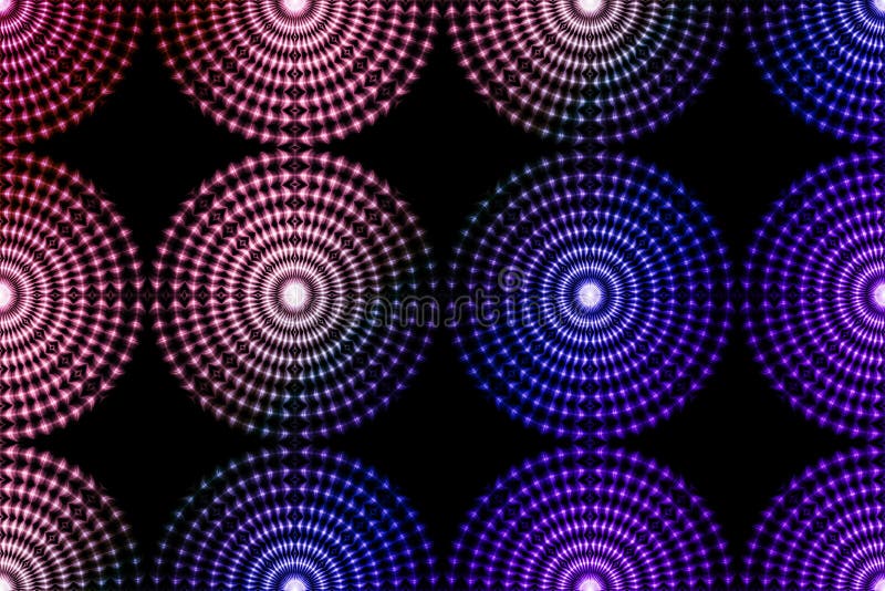 Pink Purple Light Circles Spiral Pattern Whirl Bright Shine Circular ...