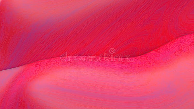 Pink and Purple Organic Pop Objects Impressionist Liquid Paint Rubbery ...