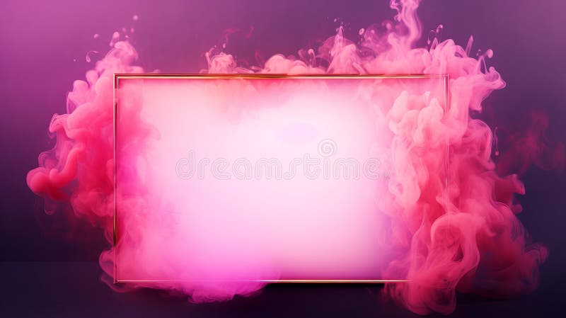 A Pink and Purple Background with a Square Frame Stock Image - Image of ...