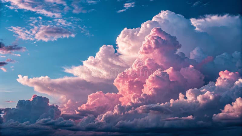 Pink and Purple Sunset Cloudscape, Sky Photography, Cloud Formation Clouds,Nature Photography ...