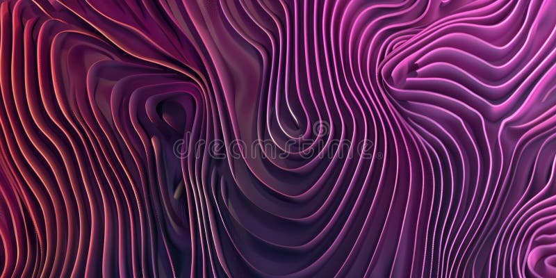 A Pink and Purple Topographic Map with Contour Lines. AIG51A Stock ...