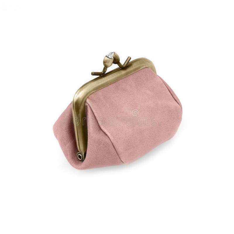 Pink purse stock image. Image of stylish, fashion, money - 25032907